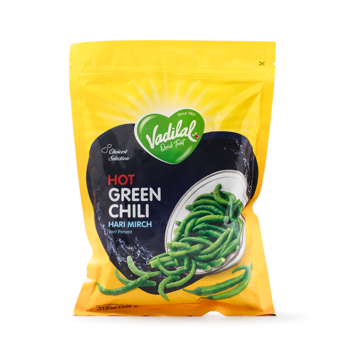 Buy Online Vadilal Frozen Green Chilli Hot 312 GM | NJ USA